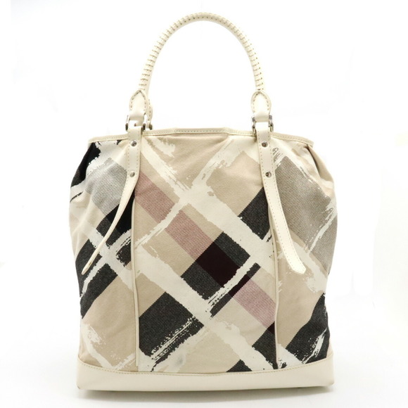 Burberry | Bags | Burberry Check Pattern Paint Tote Bag Large Thoth ...